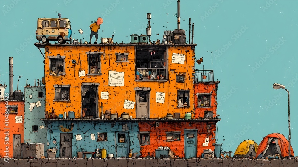 Photo & Art Print A detailed layered cross section depicting the complex and multifaceted nature ...