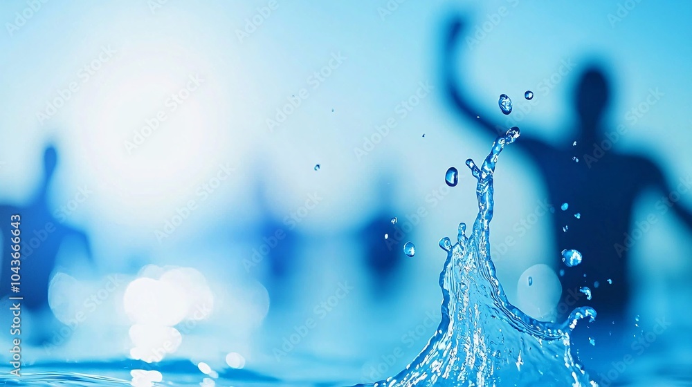 Graceful Synchronized Swimmers in Artistic Water Ballet - Captivating ...