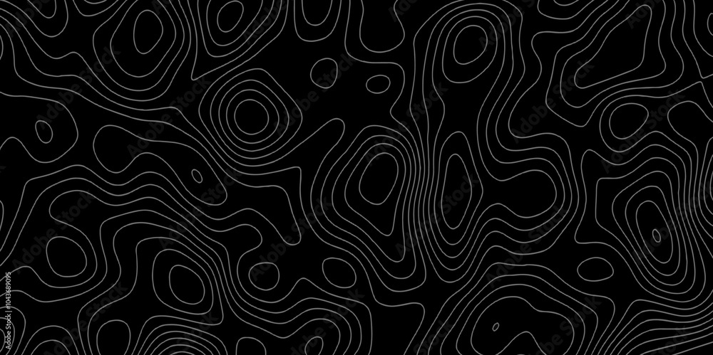 Topographic map in contour line light topographic topo contour map ...