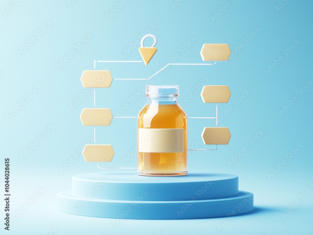 Dynamic 3D Product Development Timeline with Segmented Stages and ...