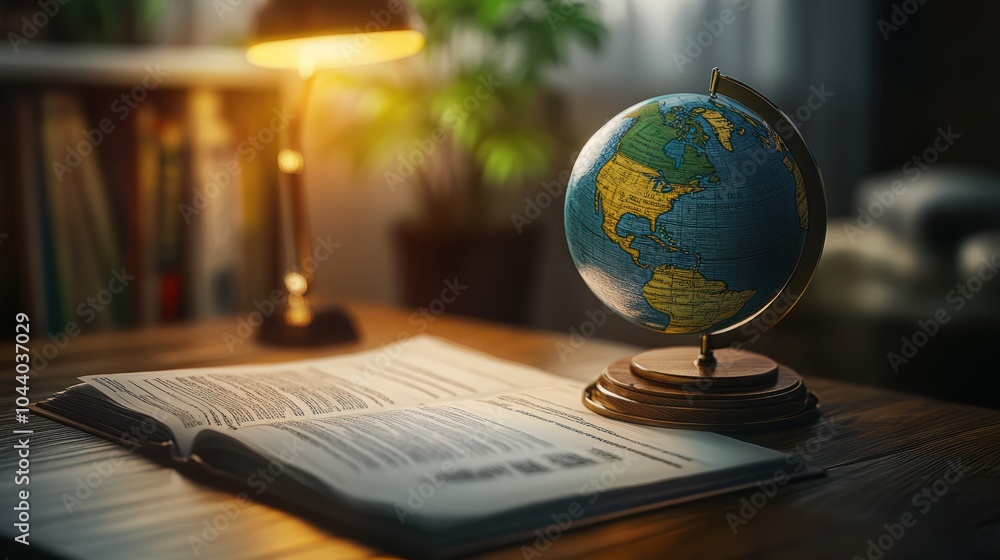 Realistic photo of the Paris Agreement document, symbolizing global ...