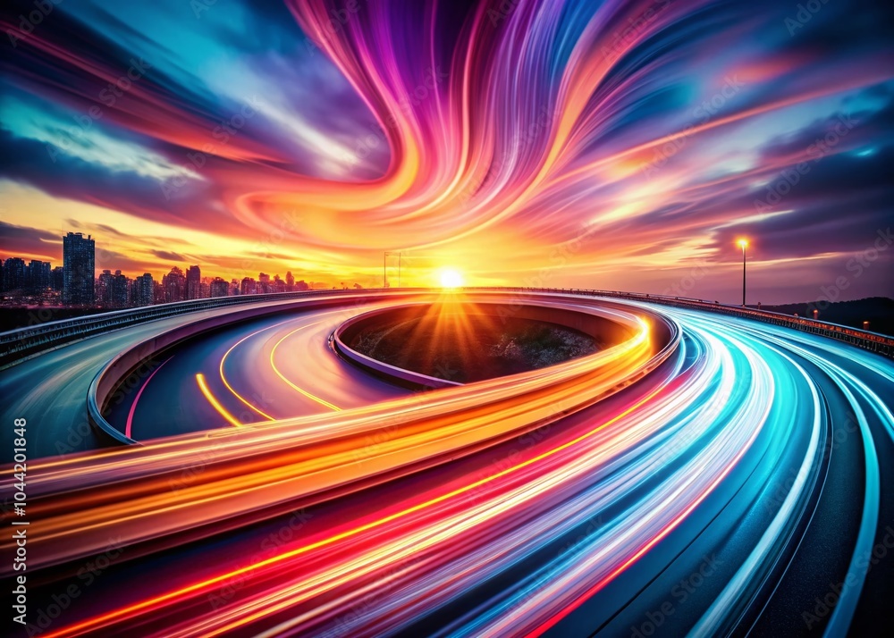 Long Exposure Animation Background for Creative Projects and Visuals ...