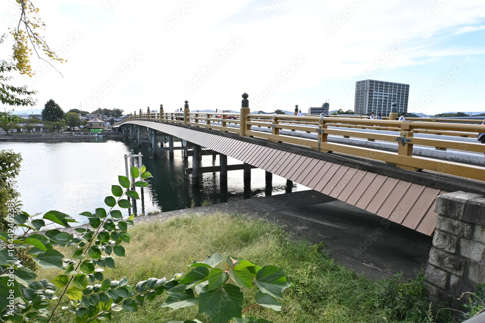 Japan Tourism. Seta-no-Karahashi Bridge. One of the three most famous ...