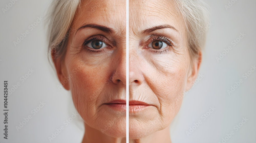 Develop an infographic explaining the benefits of facelifts in reducing ...