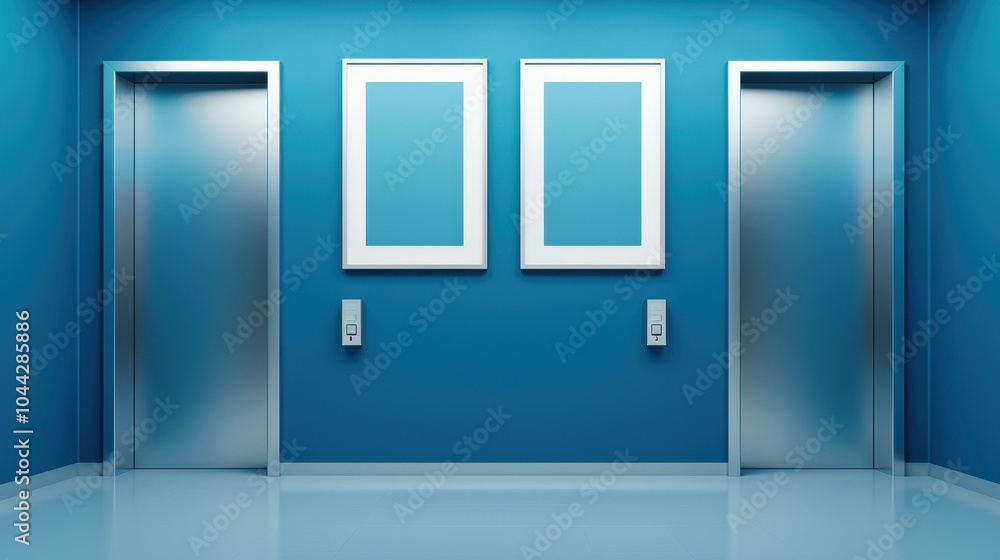 Create stunning visuals with this mockup of vertical poster media ...