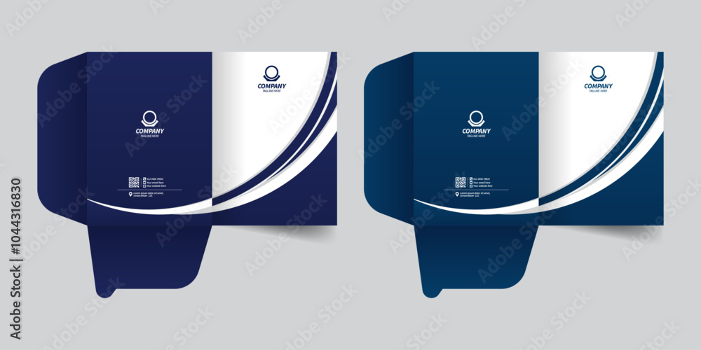 Business presentation folder design for office or company. File folder ...