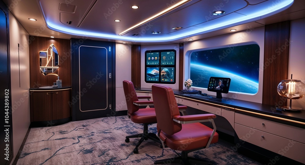 Customizable personal cabins with adaptive technology and virtual decor ...
