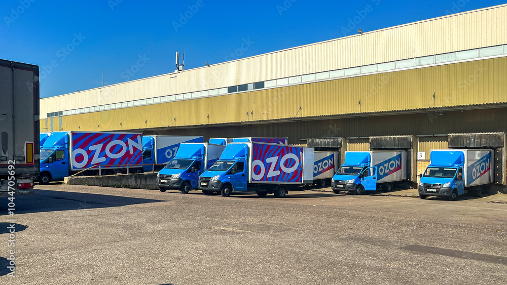 Moscow August 29 2024,Logistics center of the OZON marketplace ...