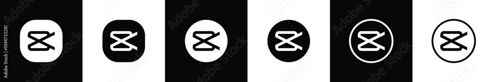 Capcut app icon png. capcut vector logo. popular video editing ...