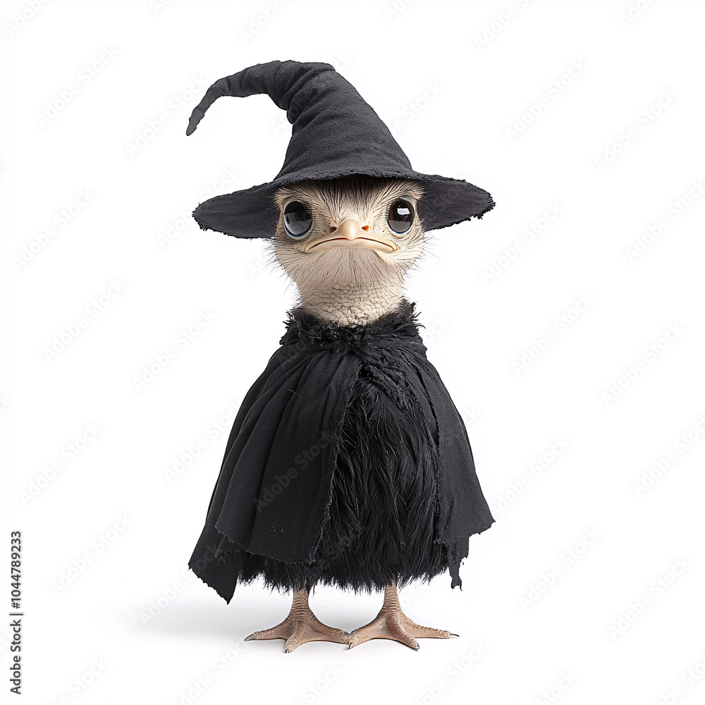 Explore the enchanting world of our beloved bird dressed in a witch's ...
