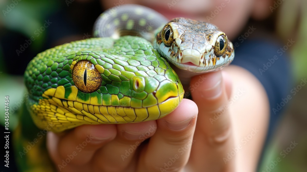 Ethical exotic pet ownership, showing responsible care practices for ...