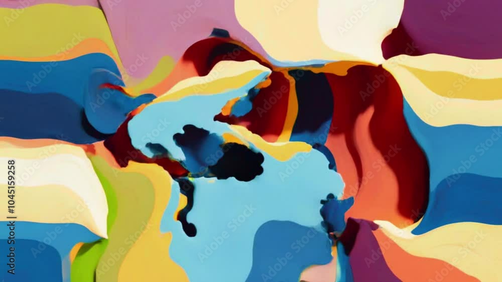 3D Neural Network Visualization Artificial Intelligence Technology ...