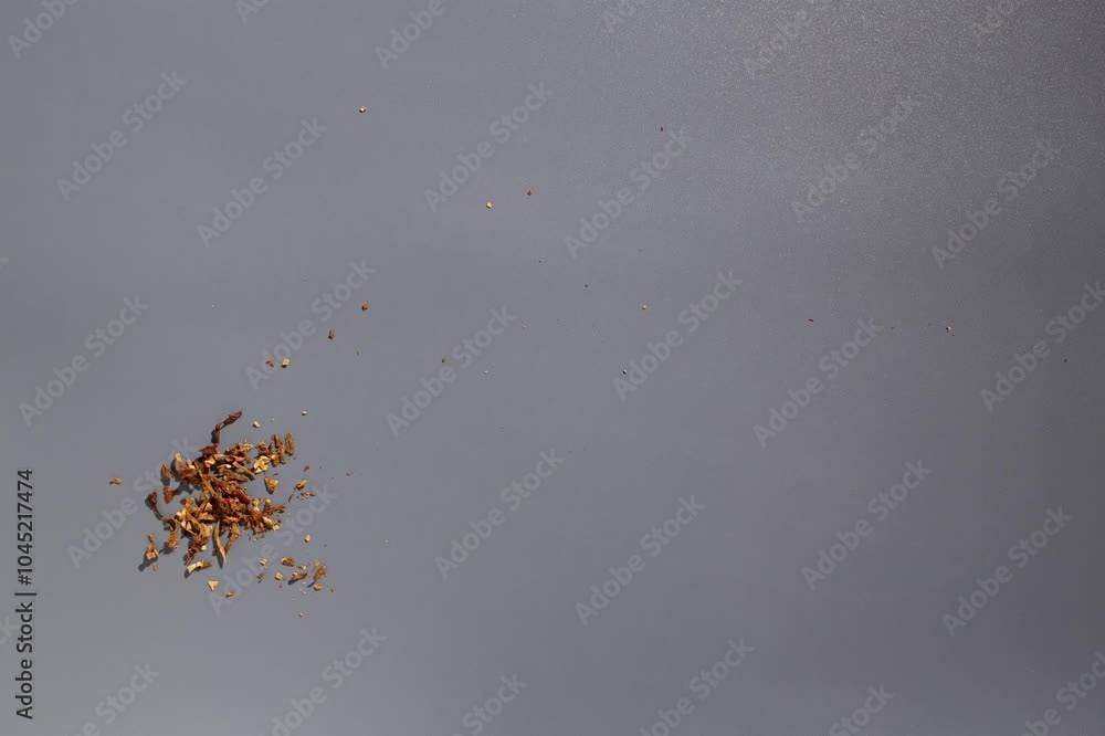 Stop motion animation with appearing and disappearing word STOP made of ...