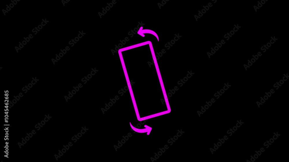 Rotate Your Phone to Landscape position. Vertical black screen with ...
