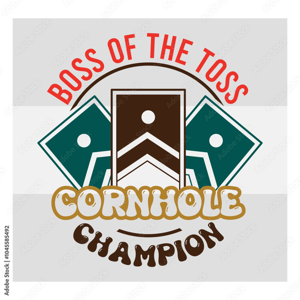 Boss Of The Toss Cornhole Champion Svg, Champ Svg, Cornhole T-shirt ...