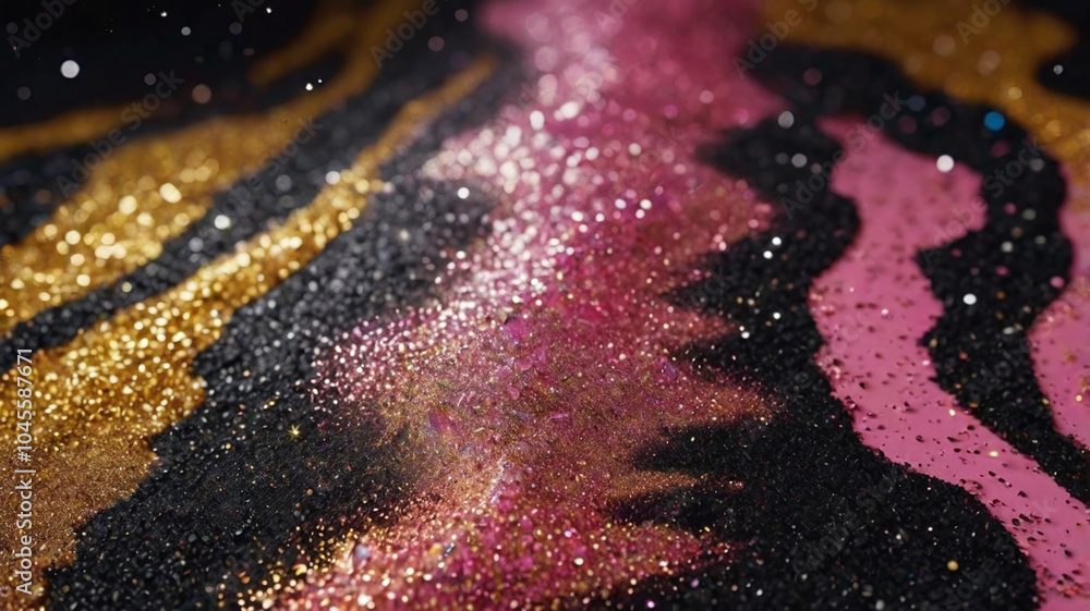 Luxurious Pink and Gold Abstract Glitter for desktop background, Event ...