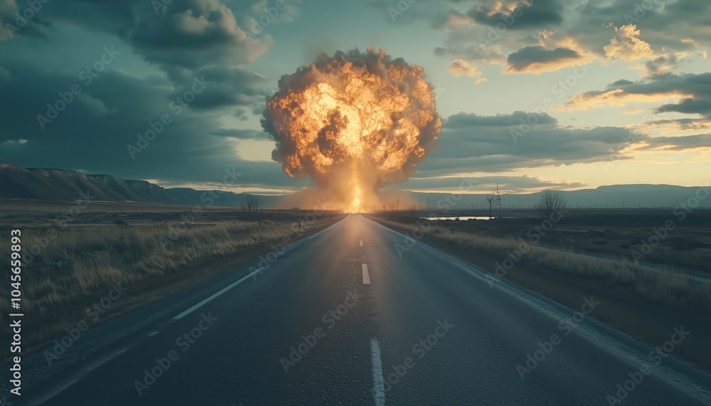 The Route To Nuclear Devastation: Asphalt Road Leads To A Catastrophic ...