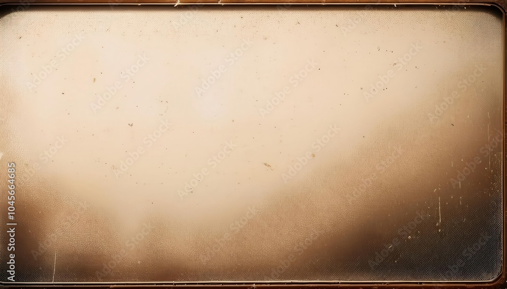 Vintage Film Reel with Grainy Sepia Overlay, Aged Filmstrip Showing ...