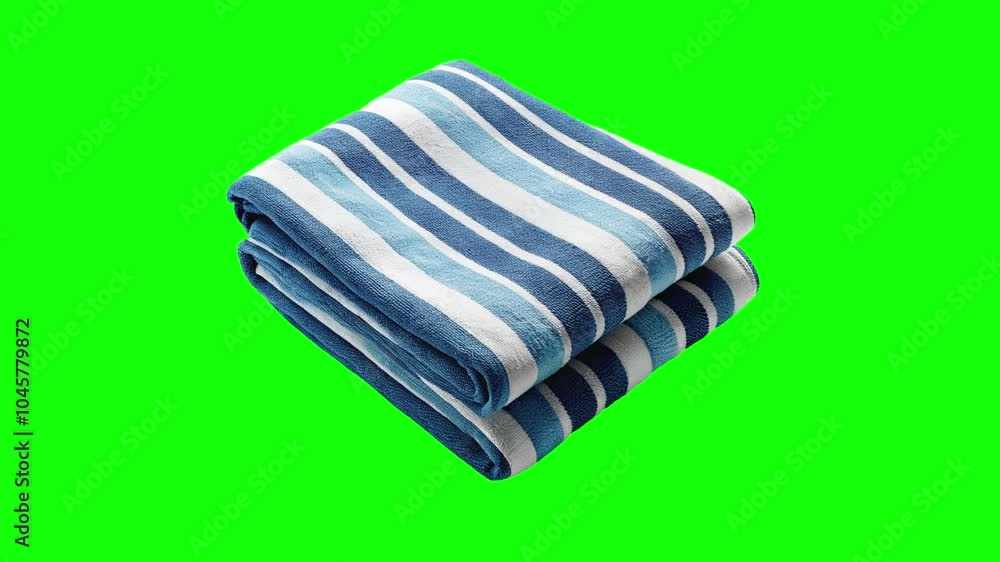 Blue pillow green screen animation motion graphic with chroma key clip ...