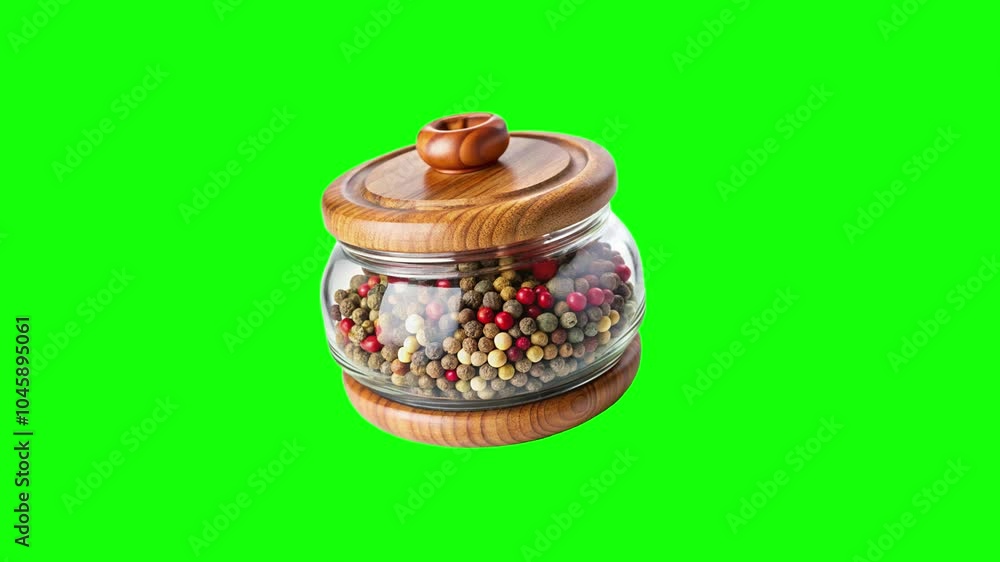 A box of many colored ball green screen animation motion graphic with ...