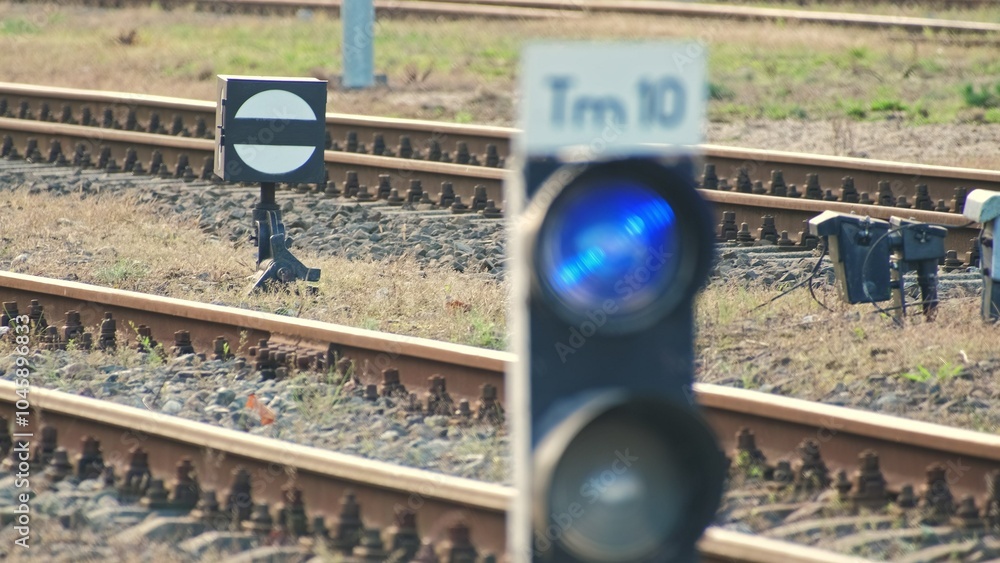 Railroad Track Junction Mechanical Indicator with Signal Dwarf ...