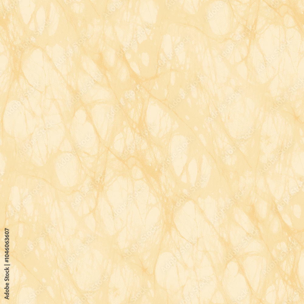 Yellow background like batik fabric texture. Seamless pattern. Stock ...