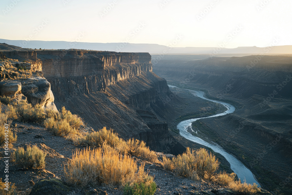 Colorado River winds through Grand Canyon's majestic canyons ...