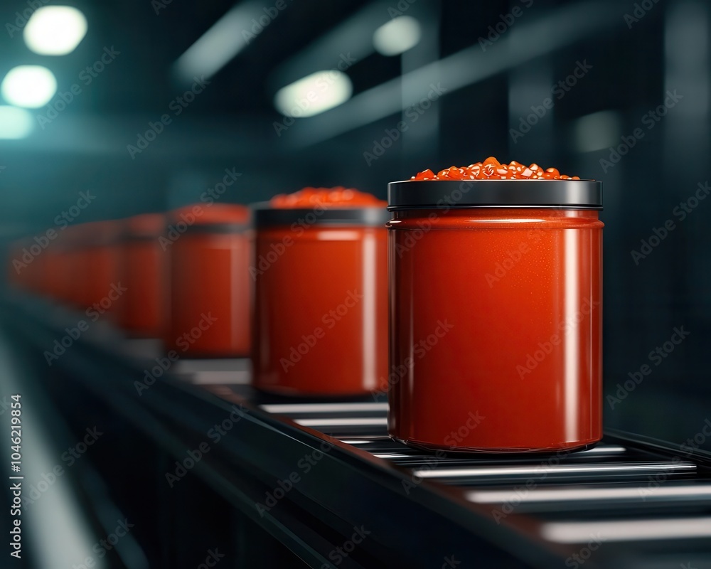 Automated smart factory producing canned food, illustrating the role of ...