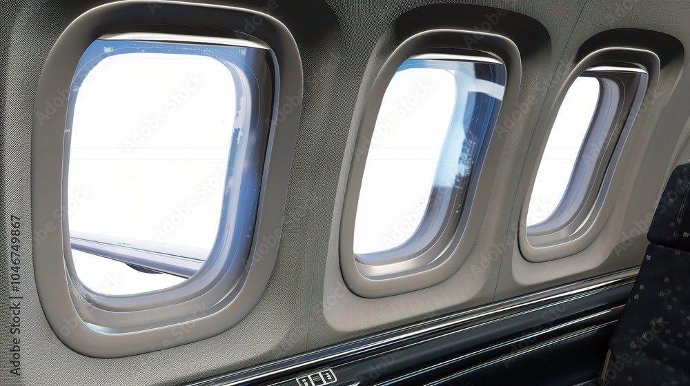 Airplane Window on Transparent Background - a captivating and scenic ...