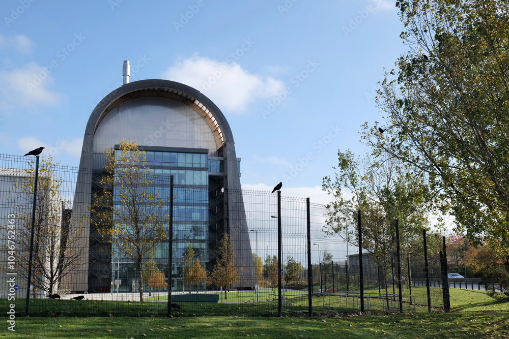 Leeds, UK 10 24 2024 Recycling and energy recovery (RERF) facility on ...
