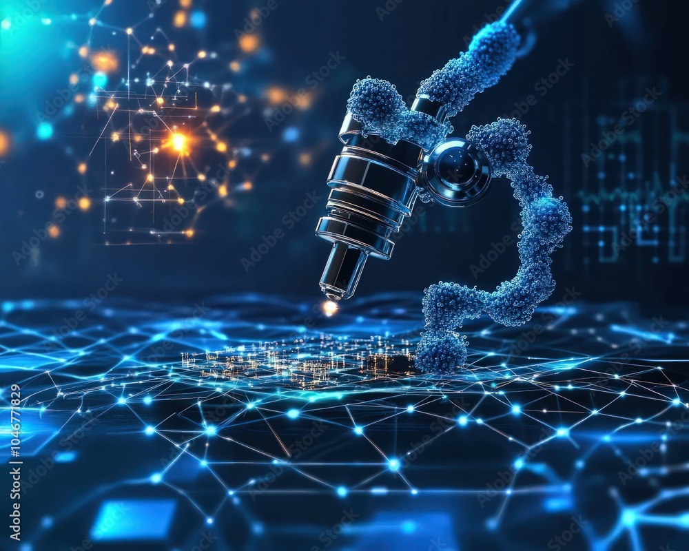 Nanotechnology in medical diagnostics, featuring nanoscale imaging ...