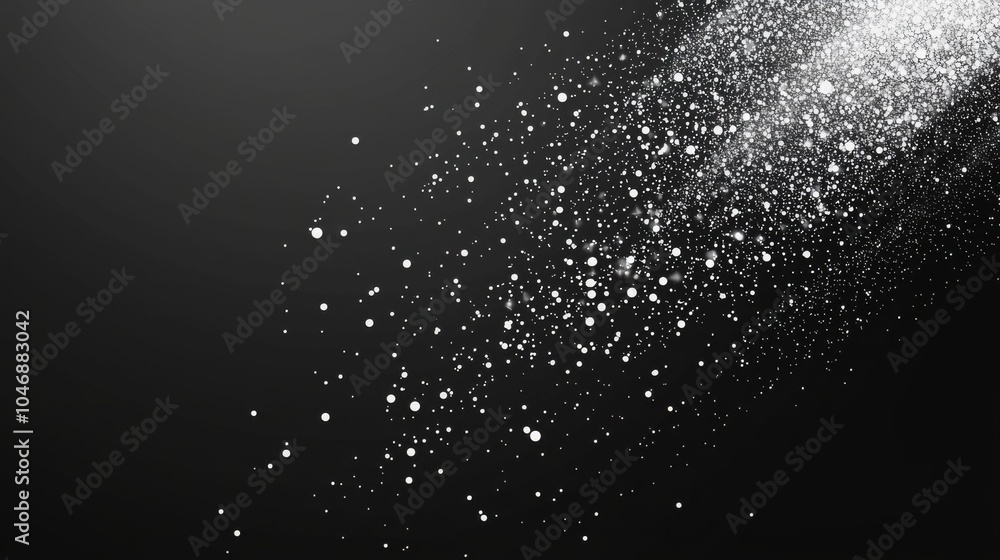 Background with pixel disintegration and decay effect Dispersed dotted ...