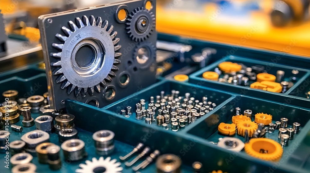 Meticulously Organized Mechanical Engineer s Toolbox with Labeled ...