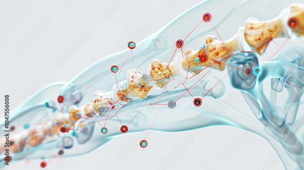 Humerus Fracture Healing Diagram, detailed illustration of humeral ...