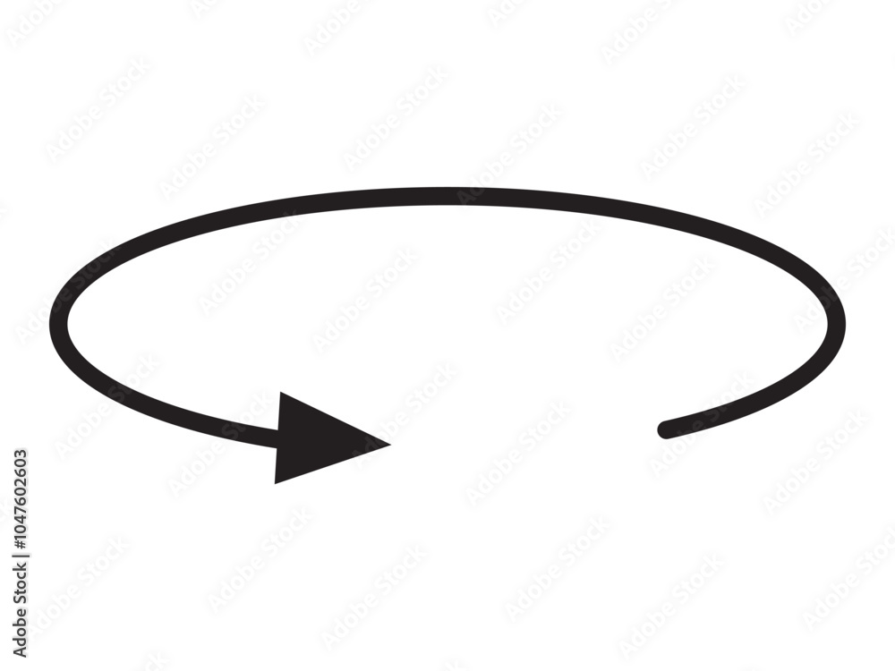 Round and Rotation arrow icon with angle 45, 90, 180, 360 degrees ...