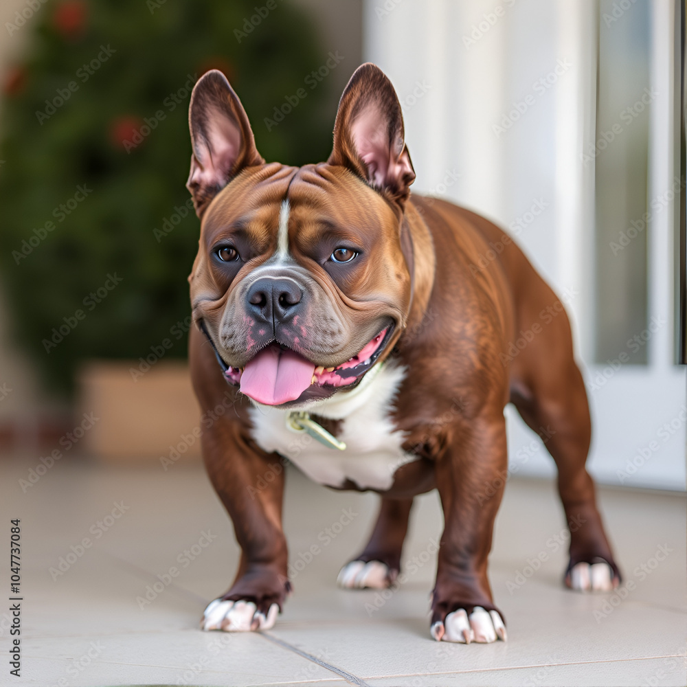 Muscular build, gentle soul: American Bully dog's powerful physique ...