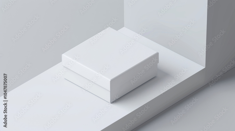 3D White Box mockup Packaging Product Mockup design isolated white ...