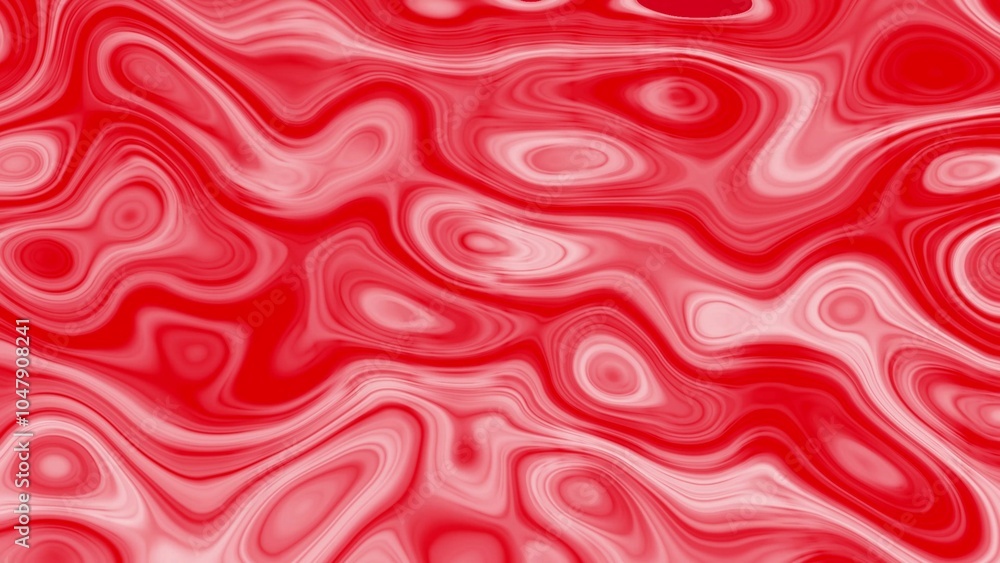 Liquid metal looped abstract, fluid waves in motion background, 4k ...