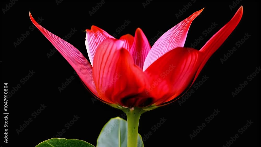 Witness enchanting timelapse footage red lycoris radiata also known ...
