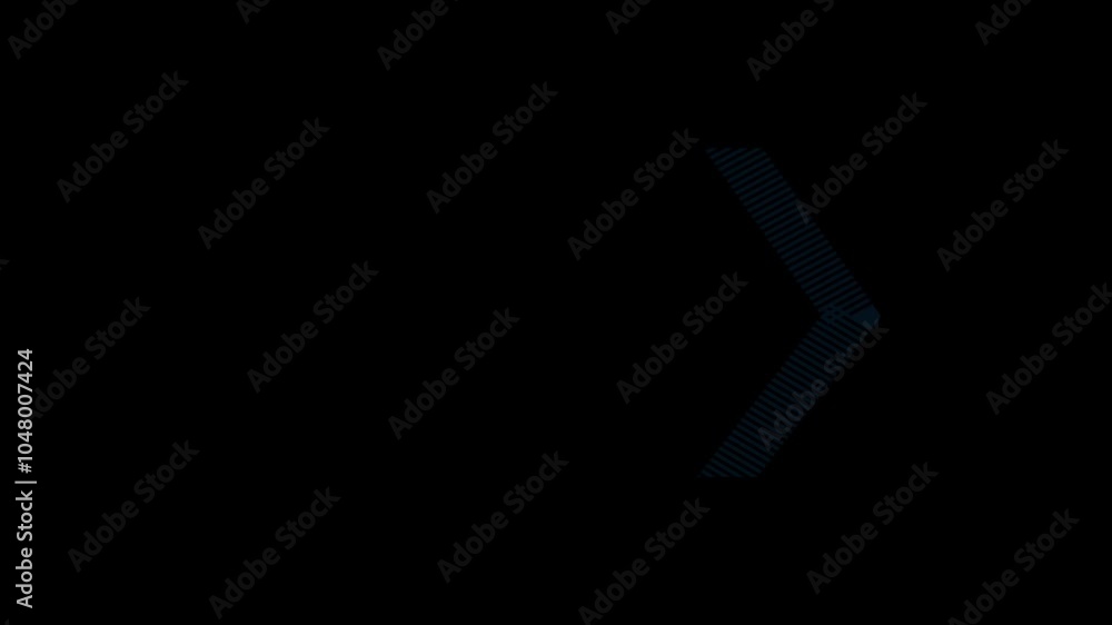 A series of dashed arrows pointing to the Right, A Set of dashed arrows ...