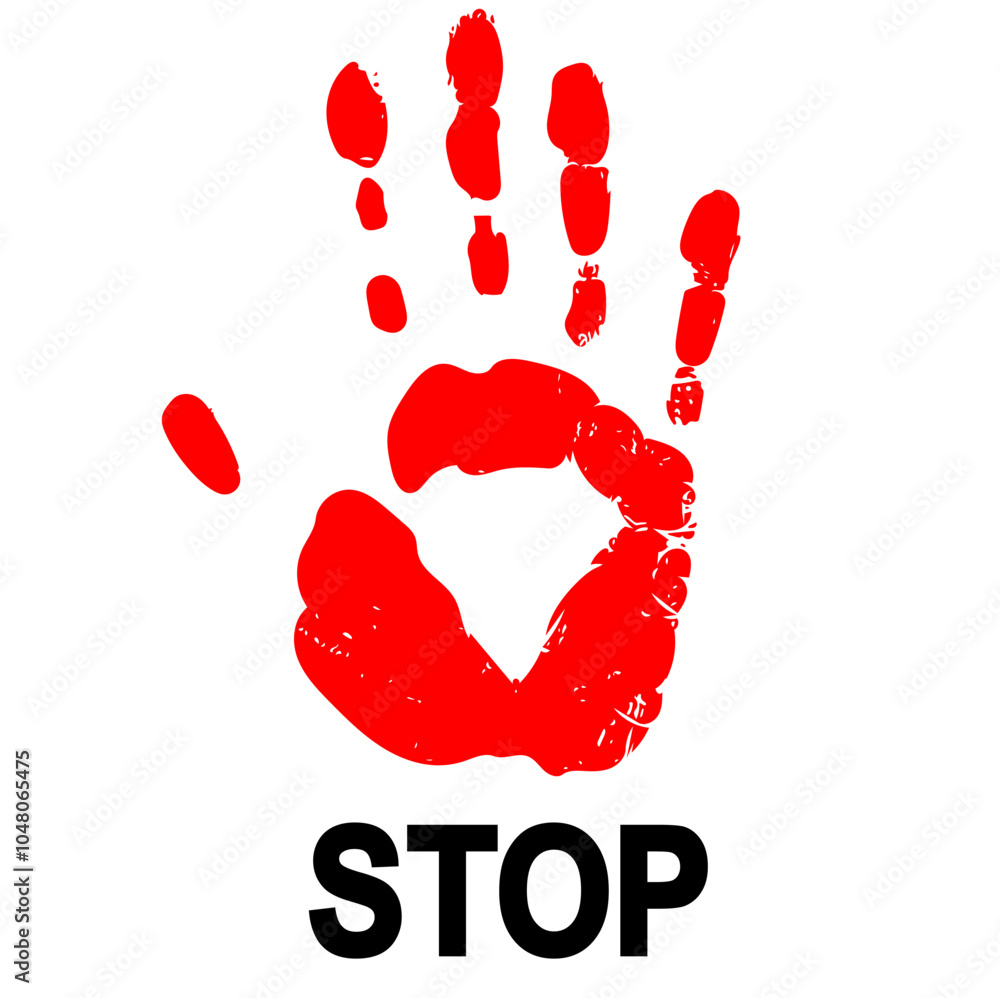 stopping the violence, harassment for against action, warning awareness ...