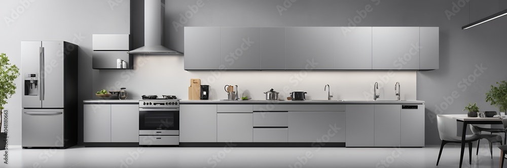 An eye-catching billboard advertisement illustration for home ...