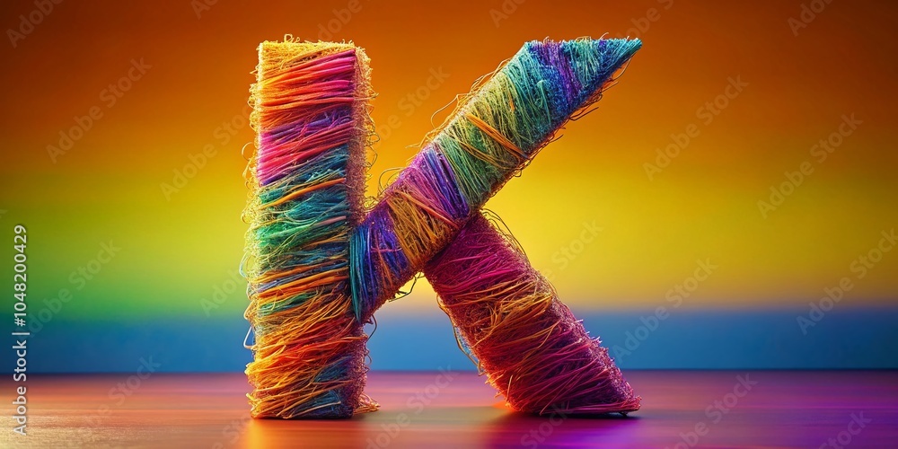 Dynamic Scribble Effect Animation of Letter K with High Depth of Field ...