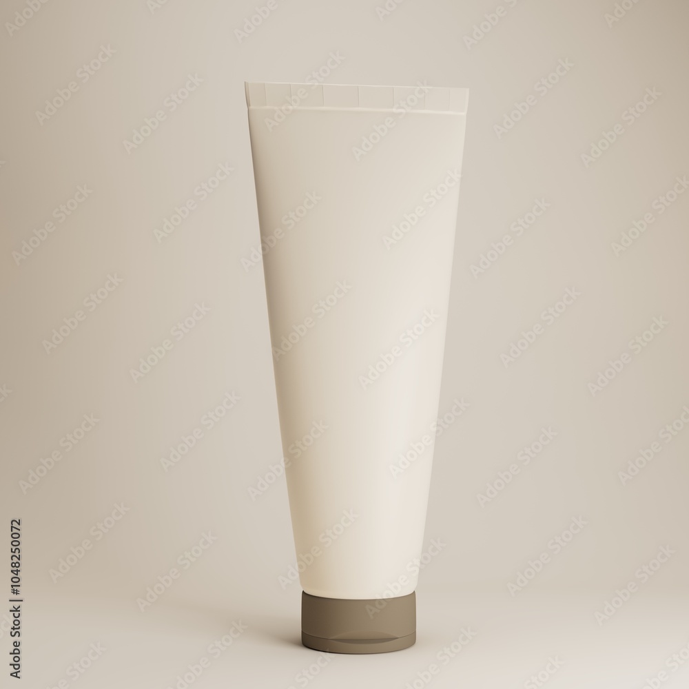 The layout of the cream packaging. The layout of the cosmetic packaging ...