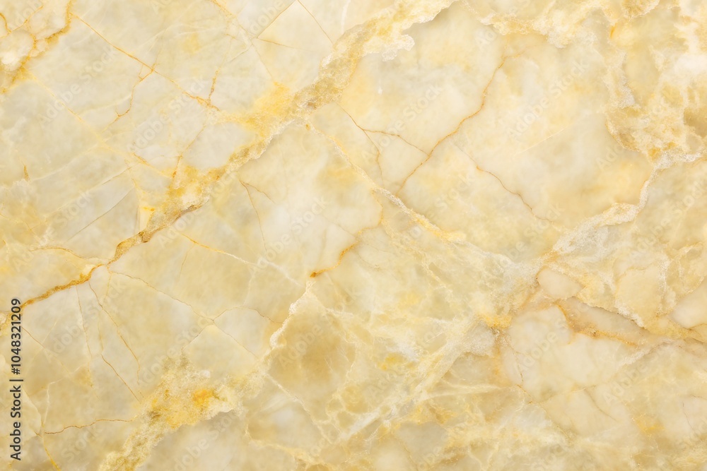 Elegant yellow marble texture with fine veining, creating a classic and ...