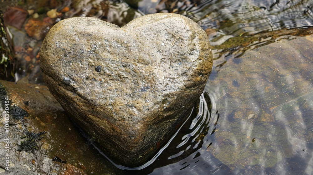 Heart-Shaped Stone - a unique and romantic natural formation. The stone ...