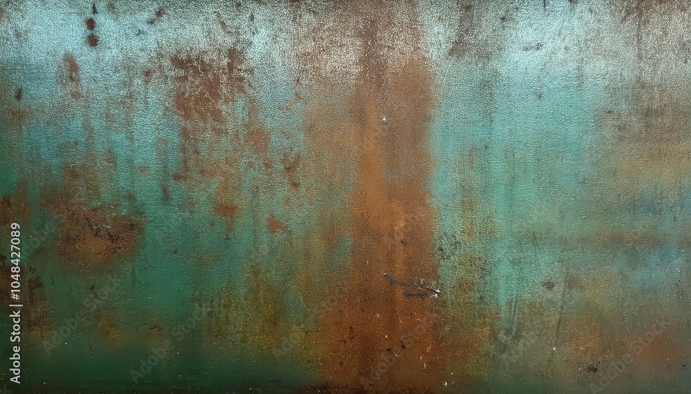 Textured Rust and Patina on Corroded Metal Surface. Abstract Oxidation ...