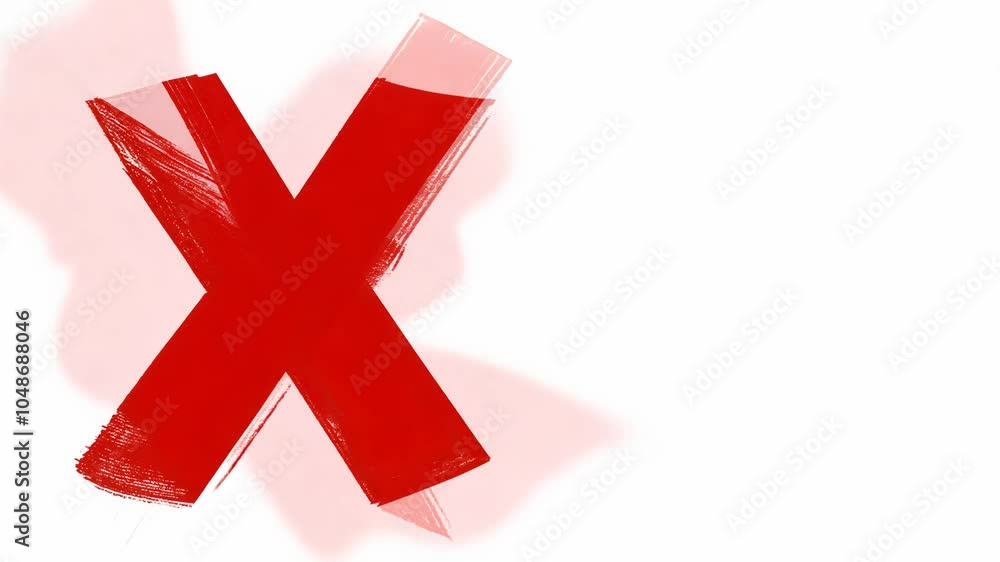 Animation with a cross and a check mark. Yes or no: Animated ...