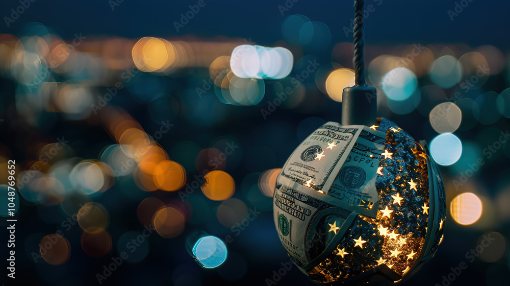 Ticking time bomb with dollar signs, symbolizing the urgency and ...
