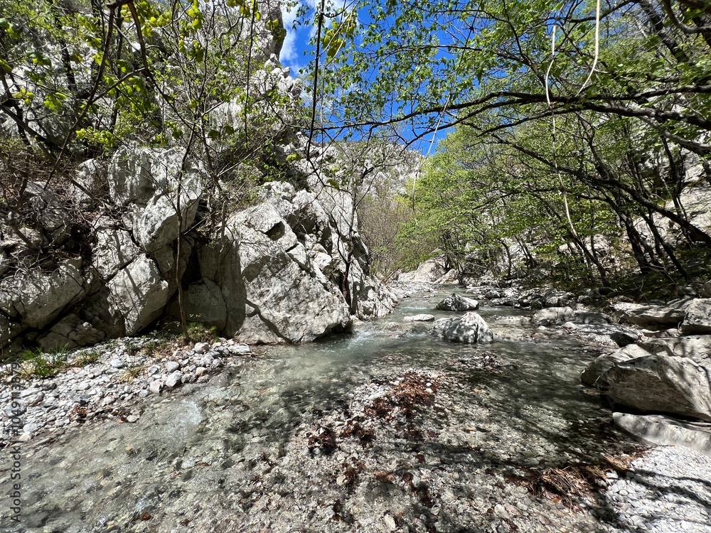 Mala Paklenica Canyon, Seline (Paklenica National Park, Croatia) - Die ...